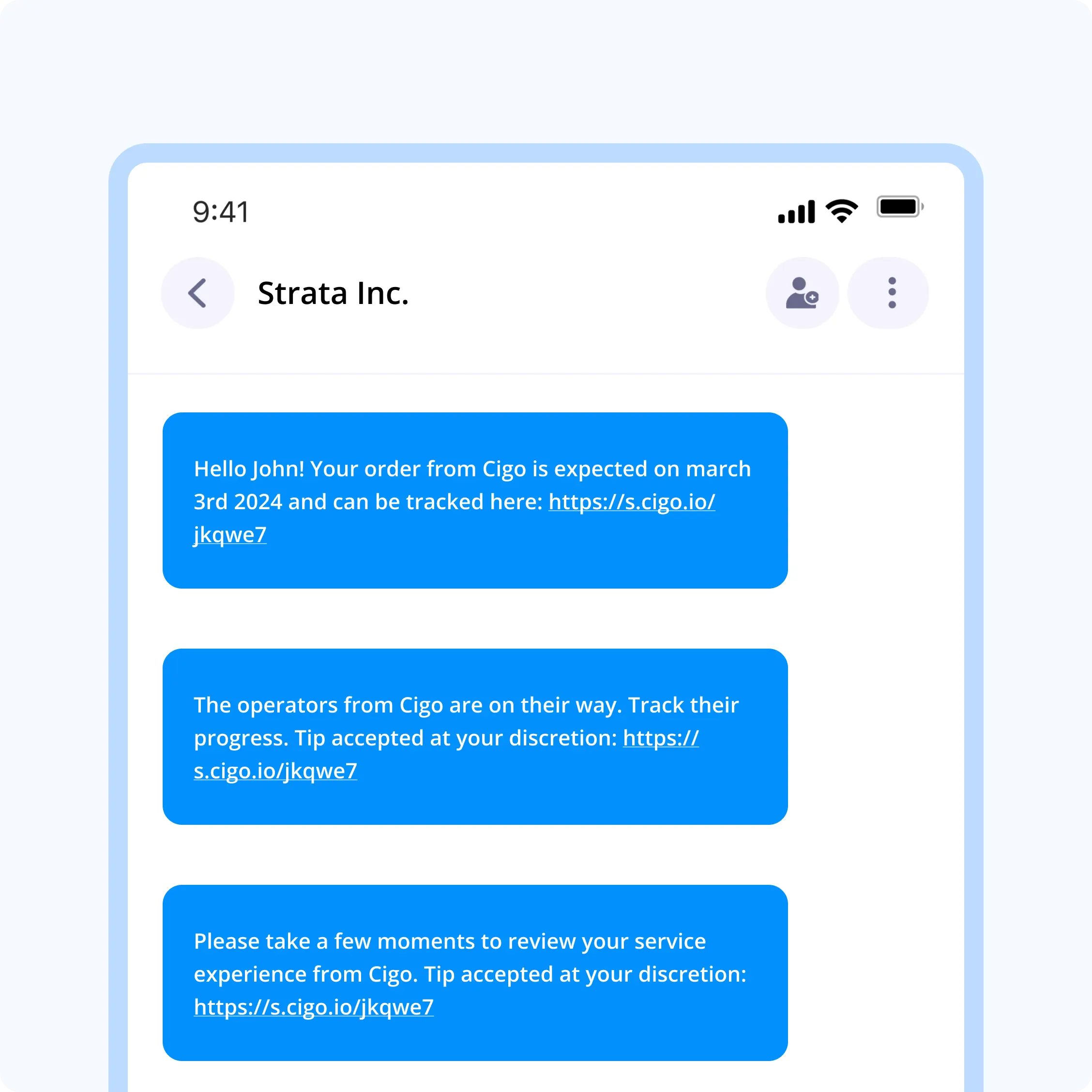 Customer Engagement - Cigo Tracker